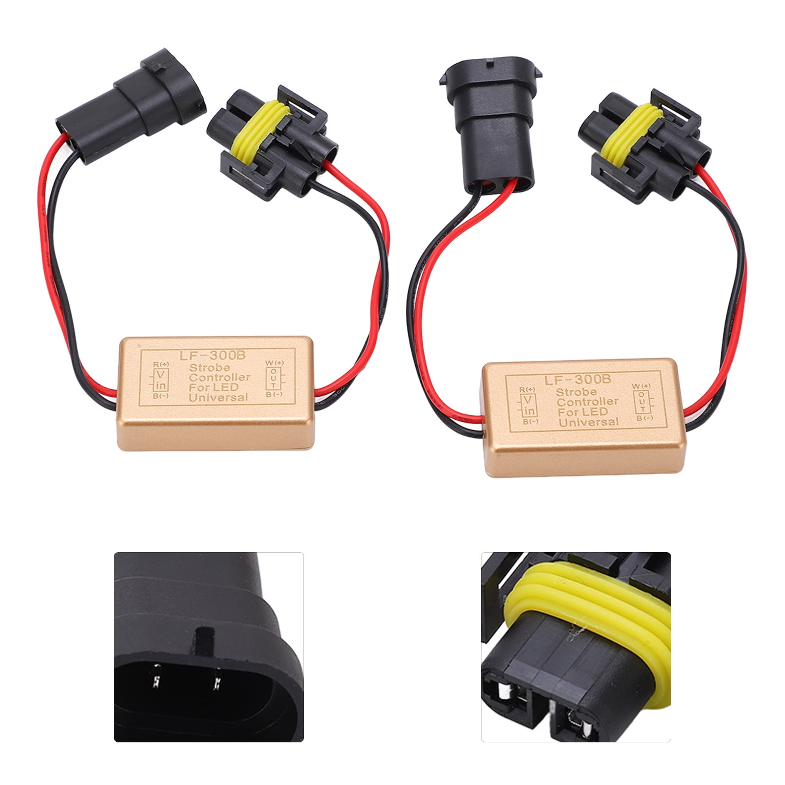 LYUMO Flashing Strobe Blinking Controller,2Pcs Flash Strobe Controller ...