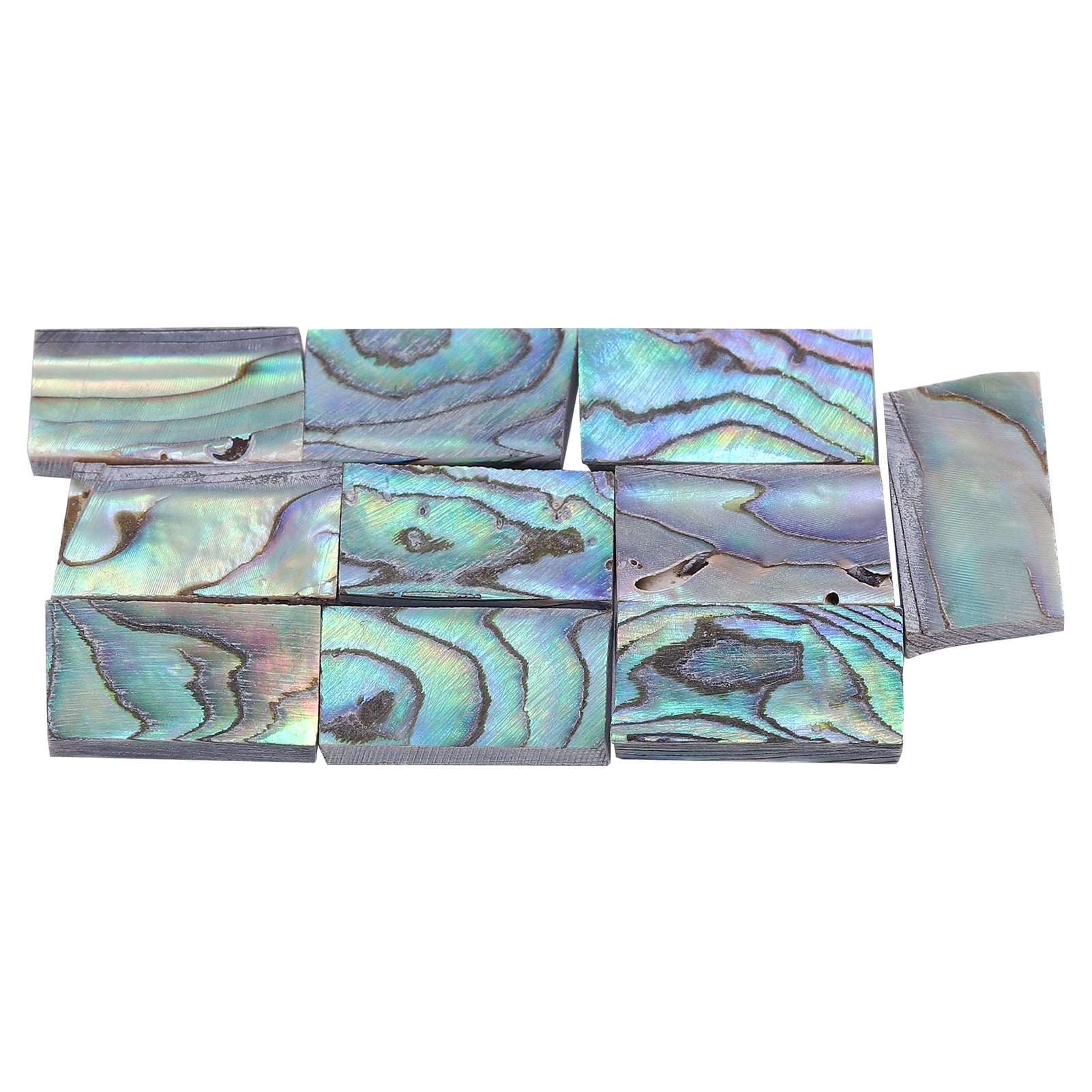 LYUMO Garosa Guitar Fretboard Inlays Materials 10Pcs Abalone Shell ...