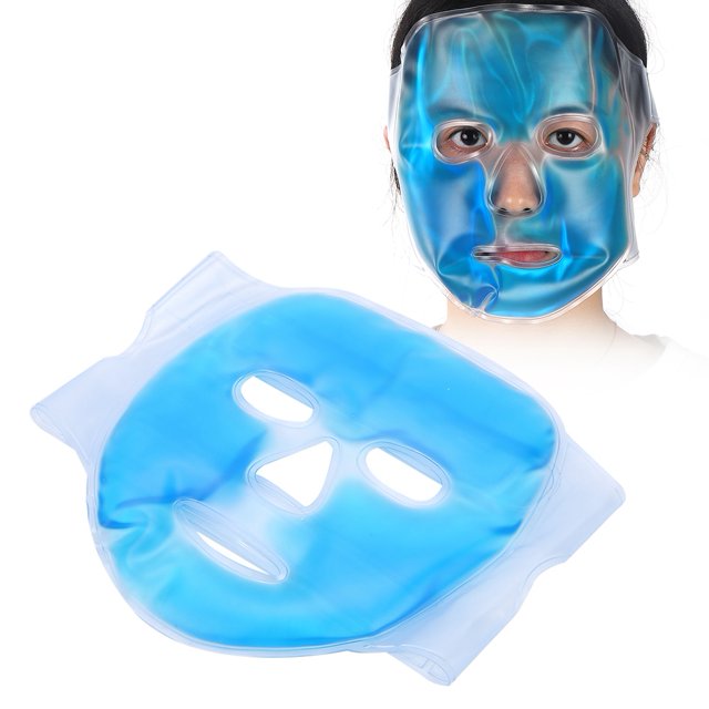 LYUMO Ice Cooling Gel Blue Face Fatigue Relief Relaxation Full Face ...