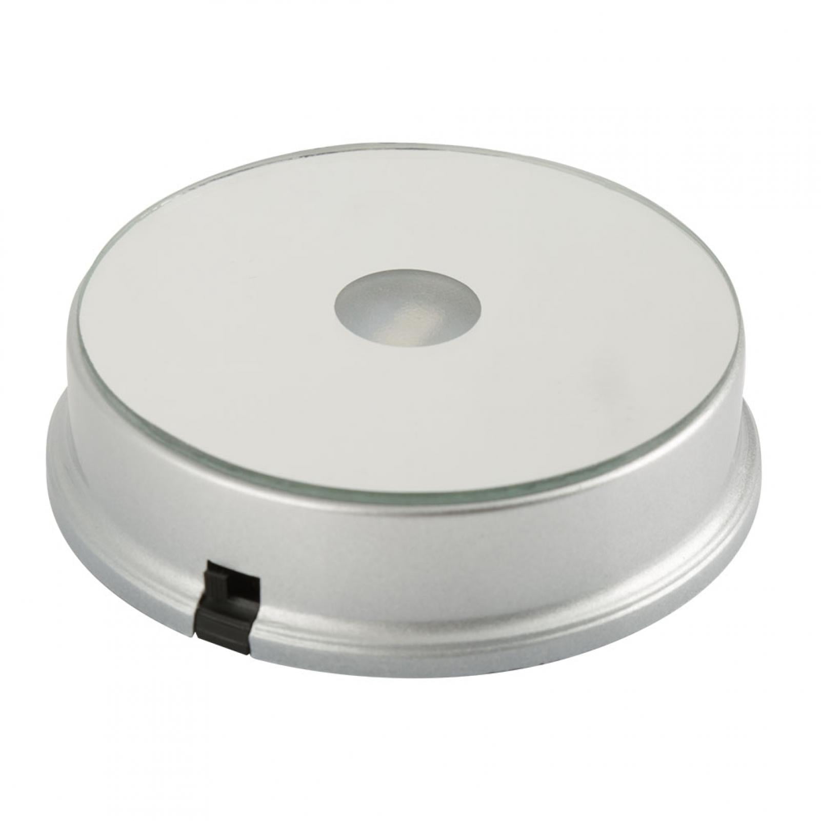 LYUMO LED Display Stand Base for Crystal Glass Art, Rotating Color ...