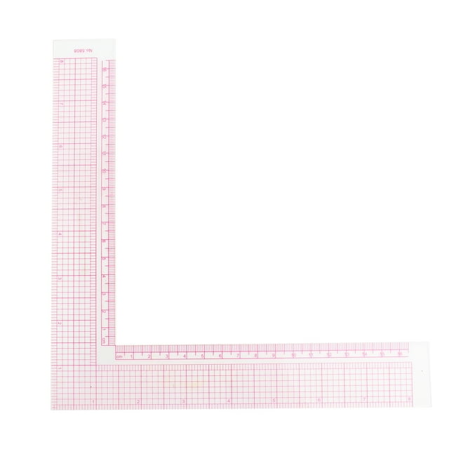 LYUMO L-Square Ruler, Plastic Sewing Measure Tool for Professional ...