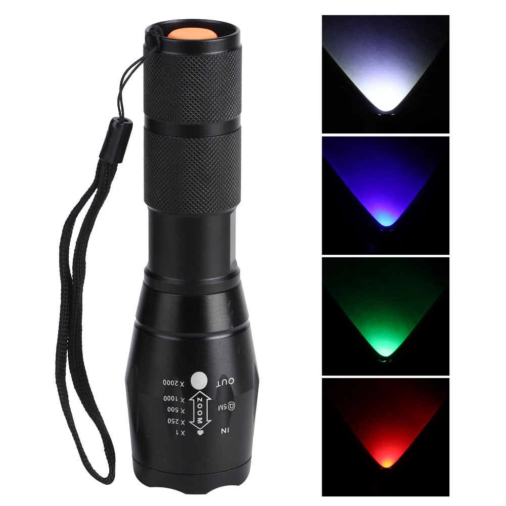 LYUMO RGBW 4 Color In 1 Flashlight, Multicolor Flashlight, For Cycling ...