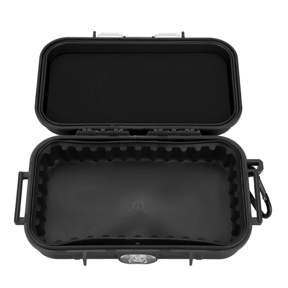 LYUMO Shockproof Waterproof Stainless Steel Outdoor Storage Case, Black ...