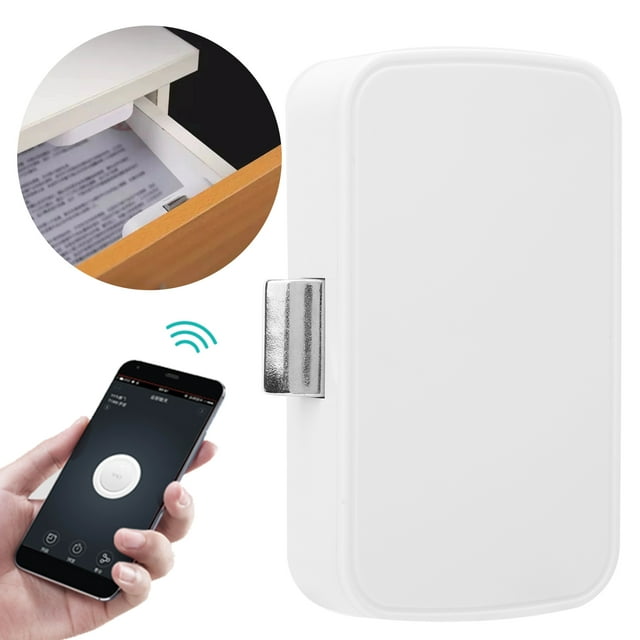 LYUMO Smart Cabinet Lock,Smart Lock,Keyless Smart Lock APP Unlock Punch ...