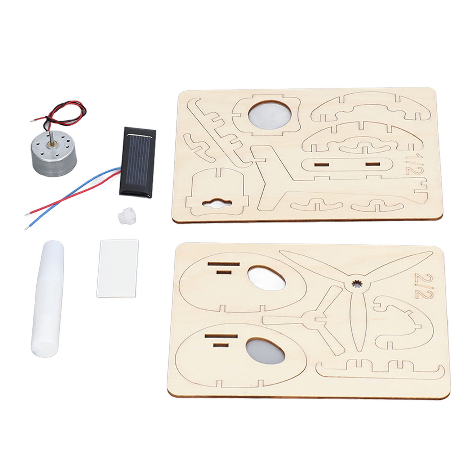 LYUMO Wooden STEM Model Airplane,Wooden STEM Model Airplane 3D DIY Wood ...