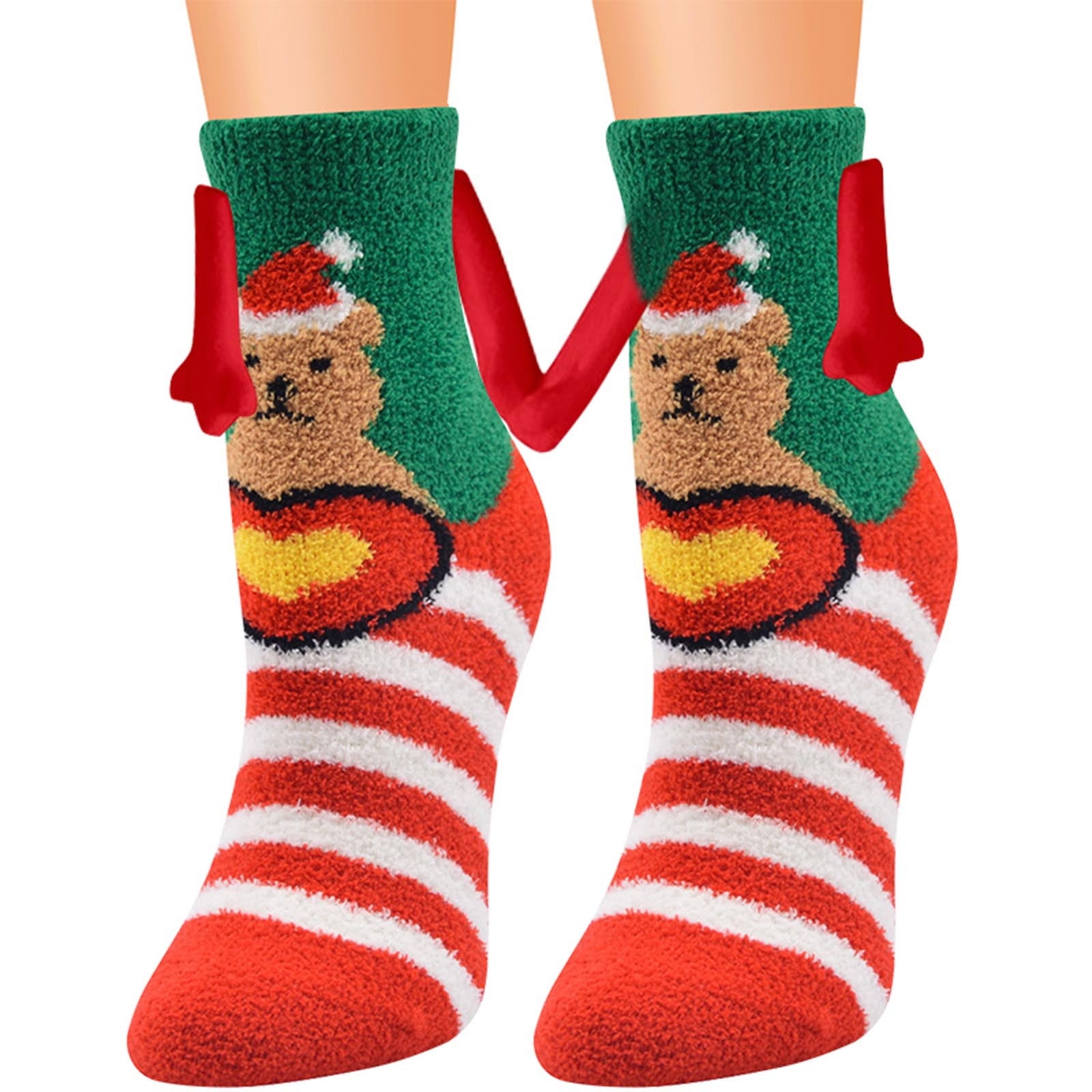 LYXSSBYX Christmas Socks Clearance Fall and Winter Coral Velvet Socks ...