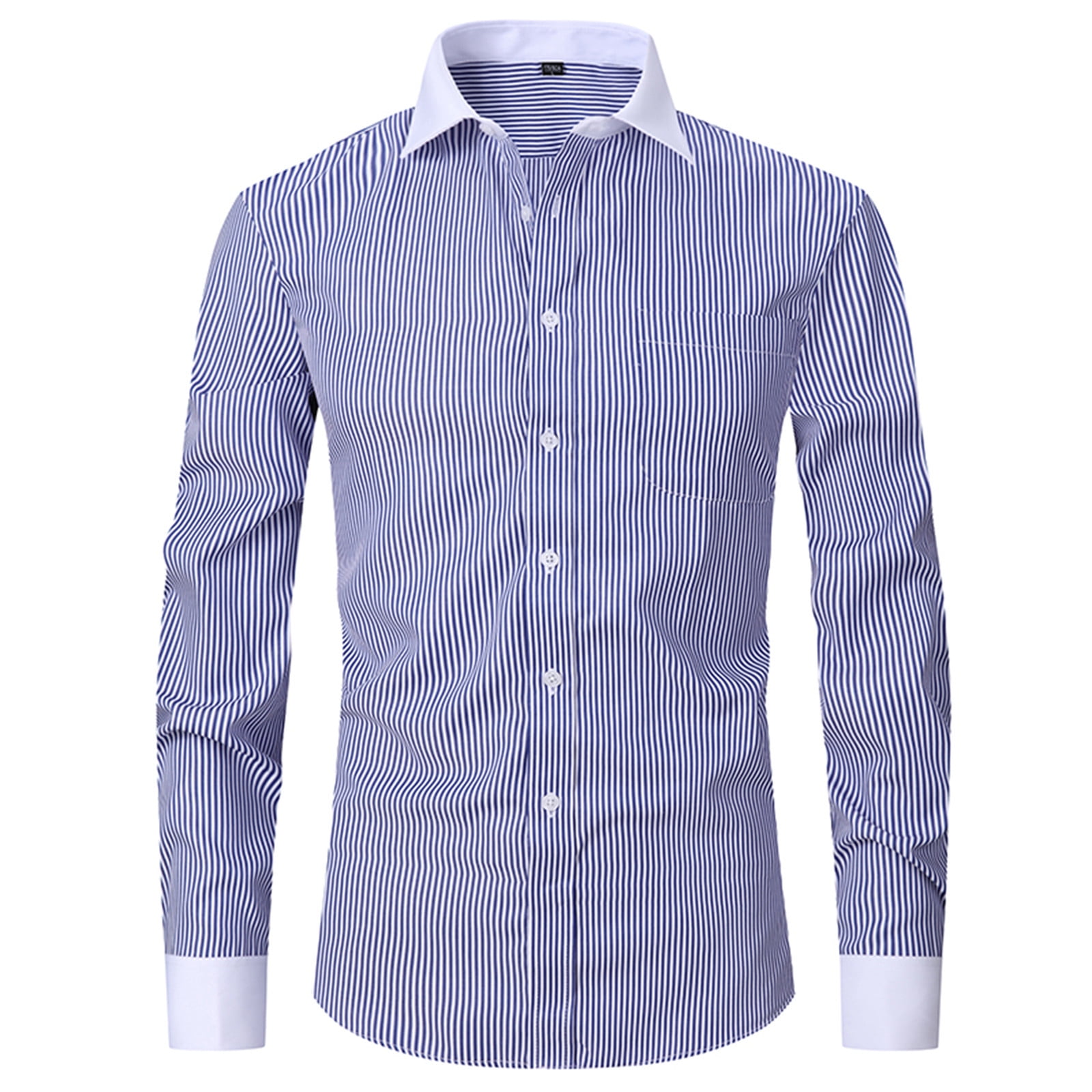LYXSSBYX Dress Shirts for Men Long Sleeve Mens Shirts Casual Stylish ...