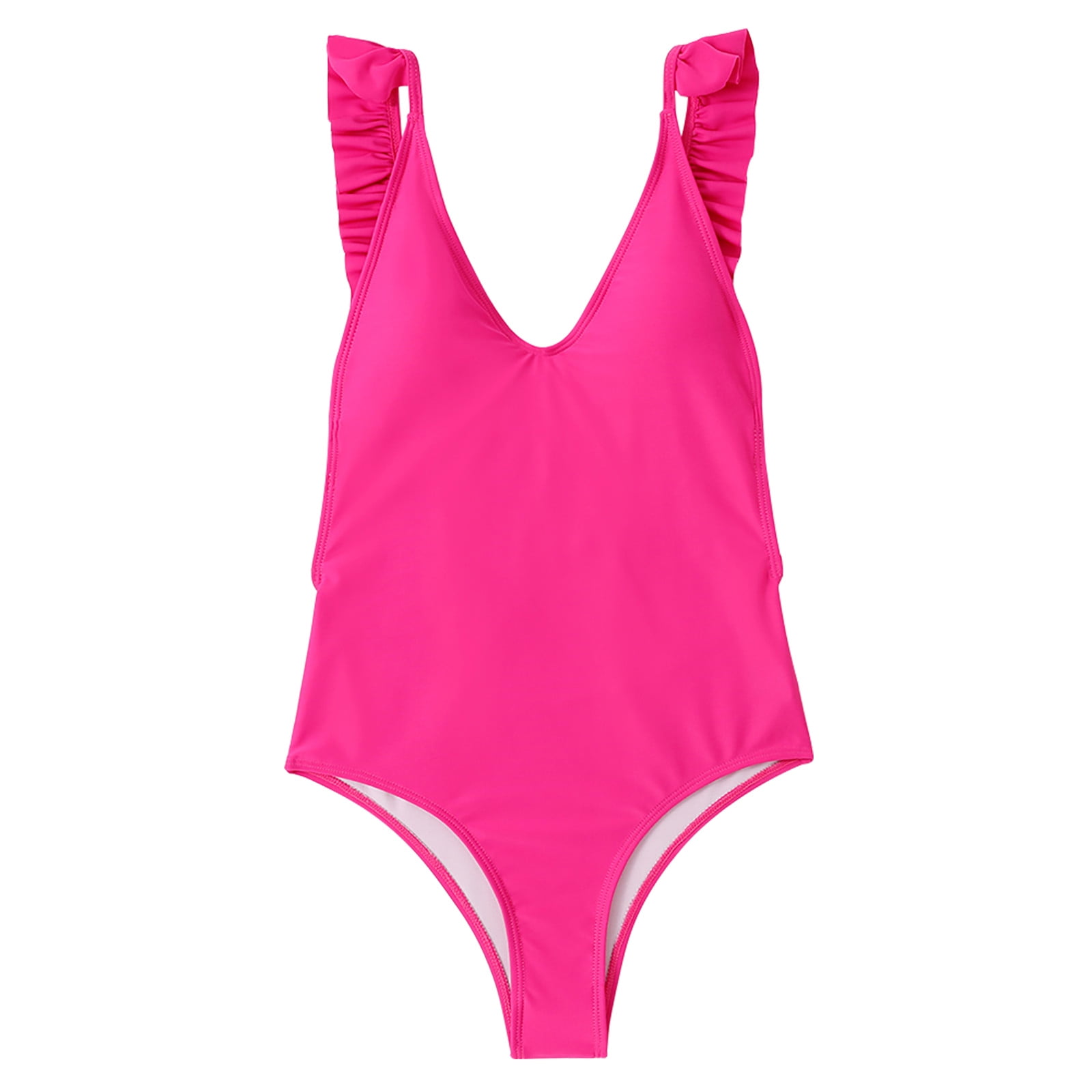 LYXSSBYX One Piece Swimsuits for Women Women's One-Piece Swimsuit V ...
