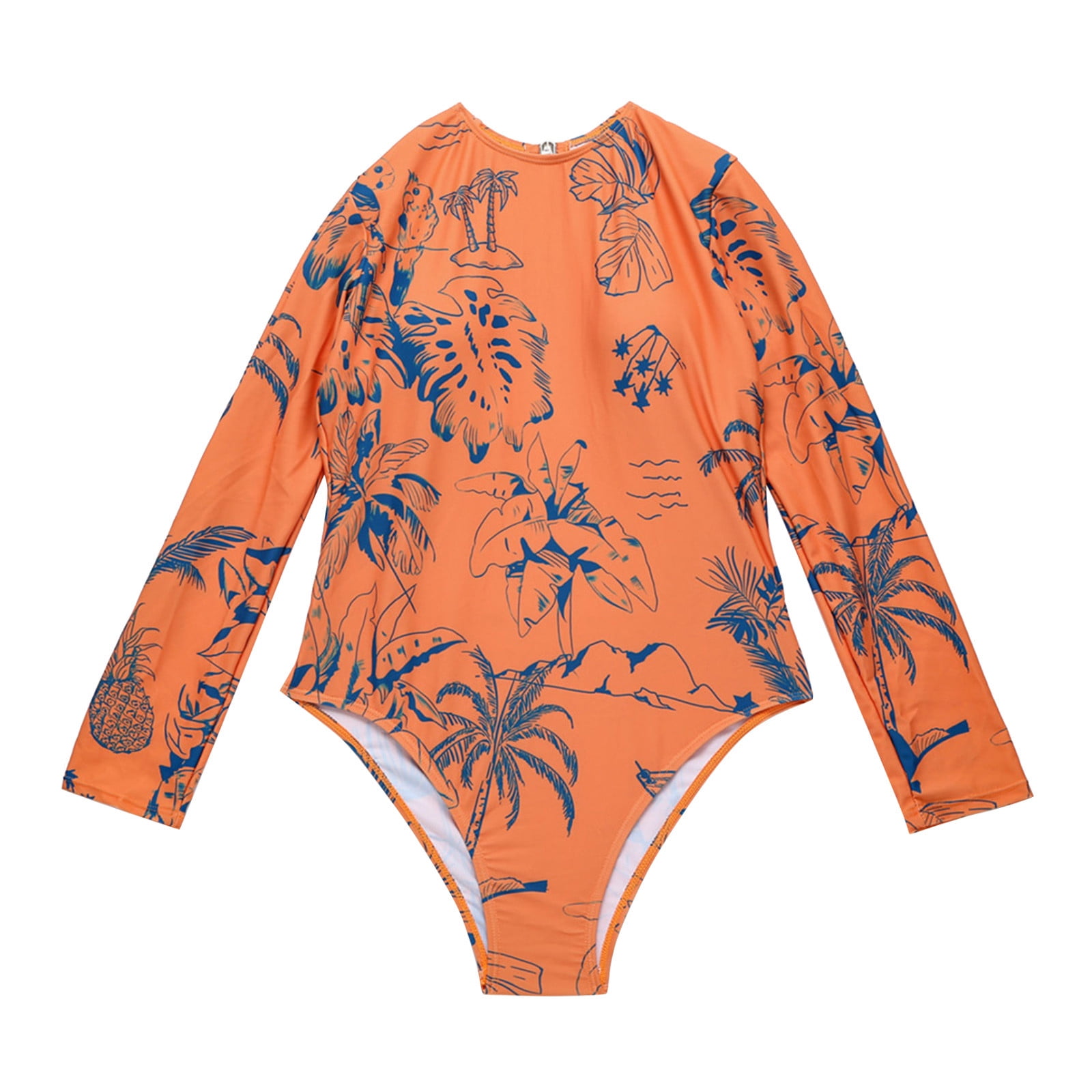 LYXSSBYX One Piece Swimsuits for Women Women's padded printed long ...