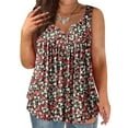 LYXSSBYX Plus Size Tank Tops for Women Womens Tank Summer Printed Sleeveless Flared Trendy ...