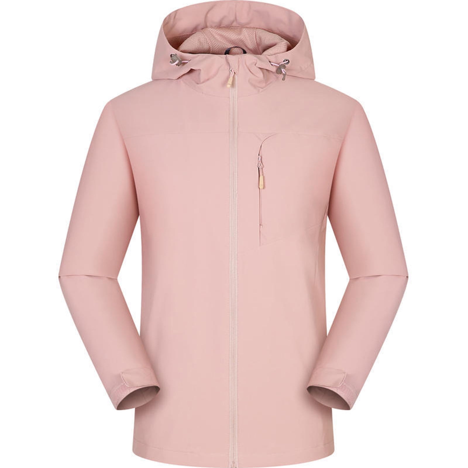 LYXSSBYX Rain Jackets for Women Waterproof Women Solid Rain Jacket ...