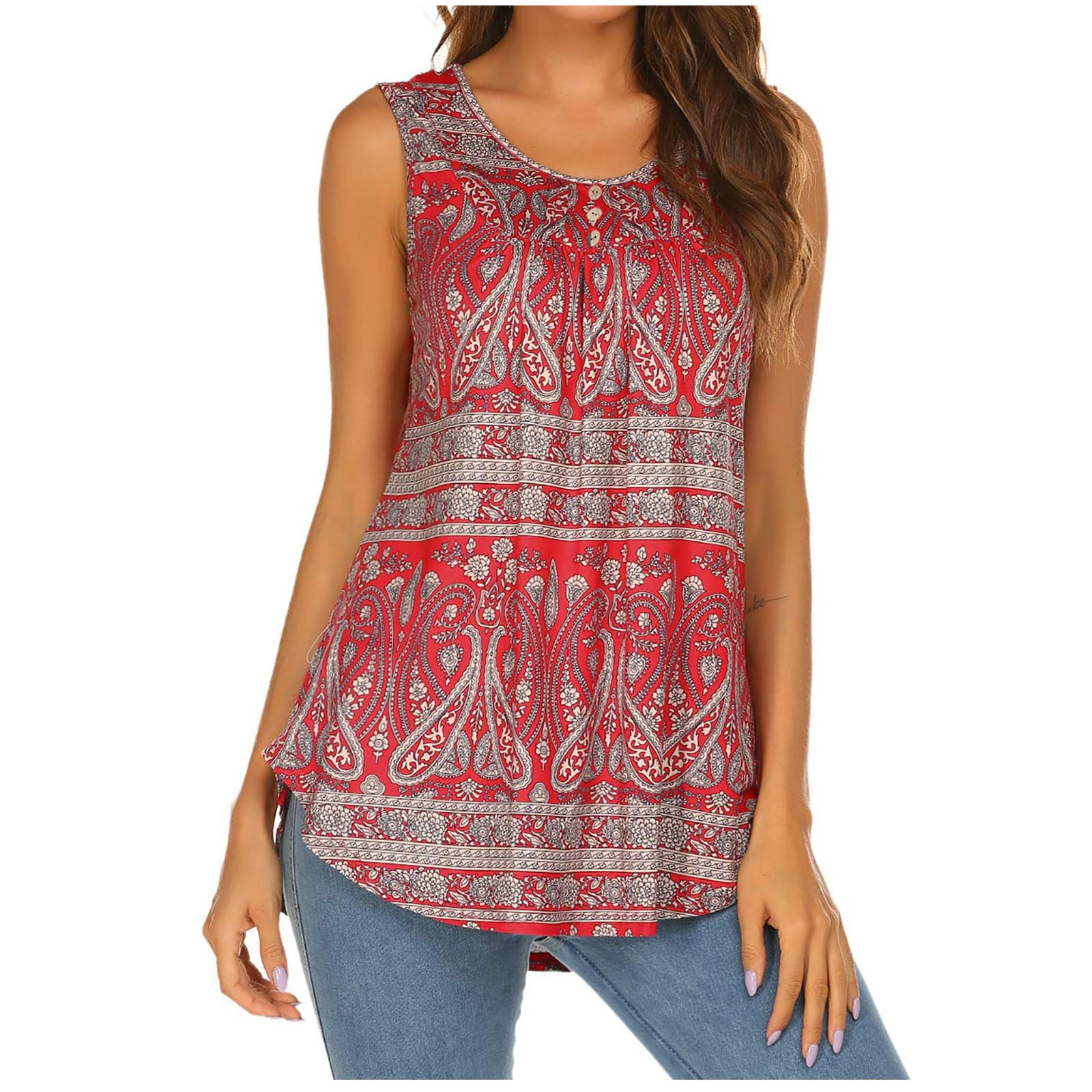 LYXSSBYX Tank Tops for Women Plus Size Clearance Women's Fashion ...