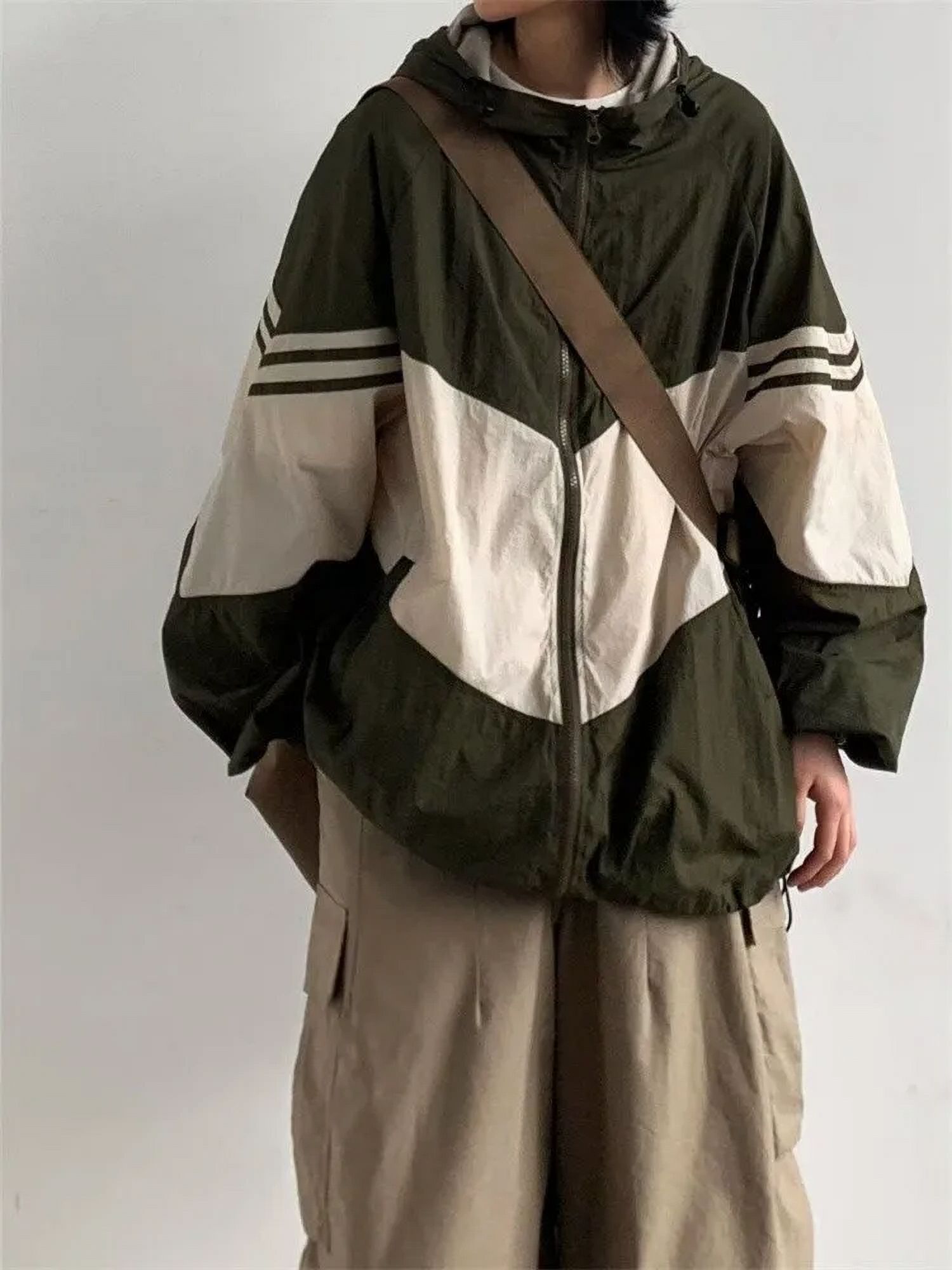 LYY 2025 Gorpcore Vintage Hooded Jacket Women Japanese Style Quick Dry ...
