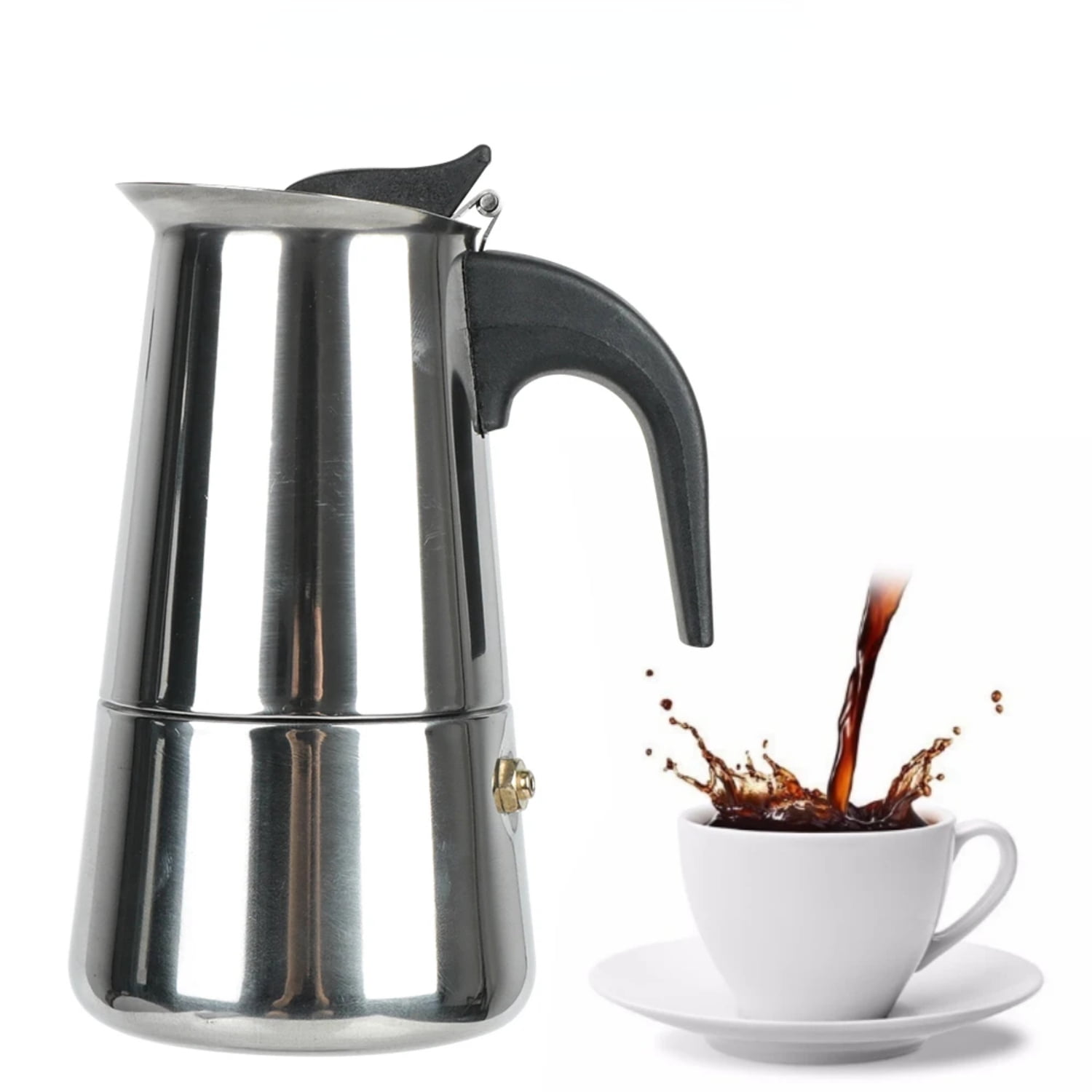 LYY 2025 Moka Coffee Maker Mocha Espresso Latte Stovetop Filter Coffee ...
