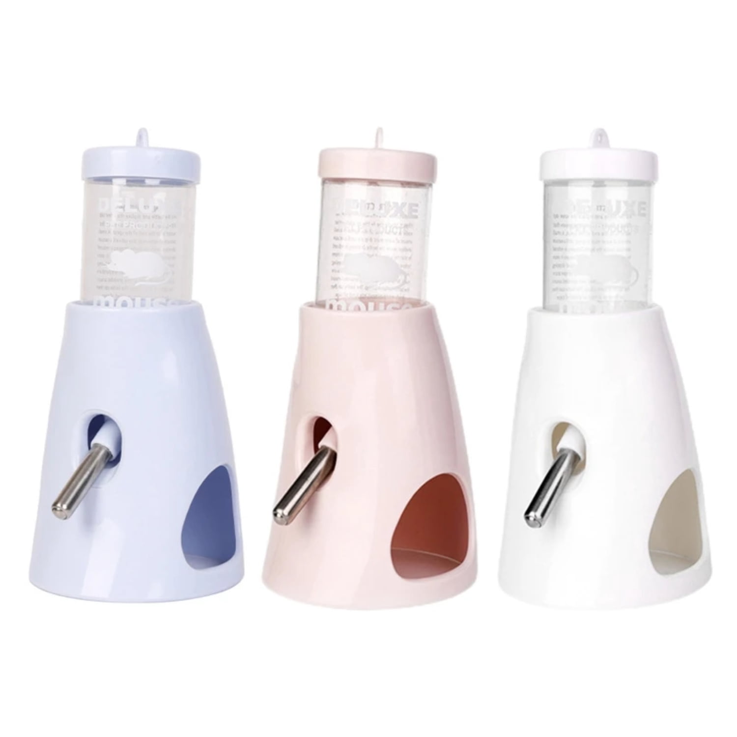 LYY 2025 Small Animal Plastic Water Bottle with Stand Holder 2.7 oz ...