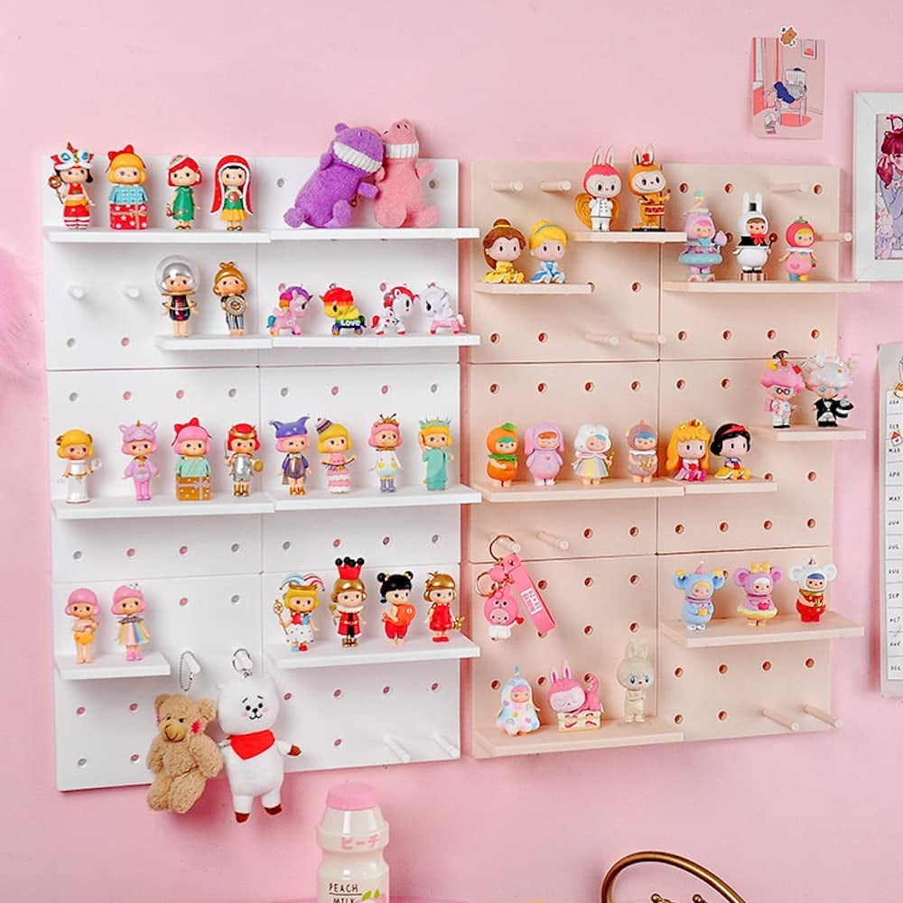 LYY-DIY Shelves for Wall 8.7 inch Cute Kawaii Wall Storage Racks and ...