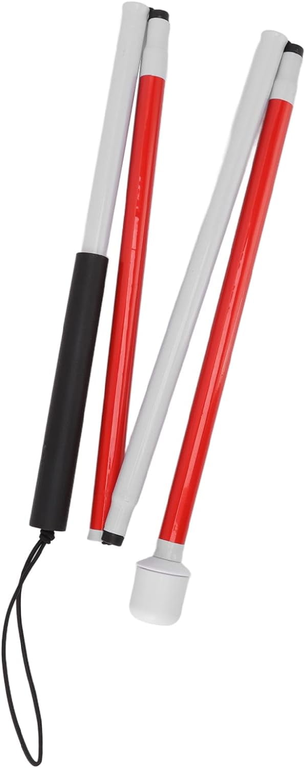 LYY-Folding Blind Cane Non Slip Folding Walking Stick Portable Mobility ...