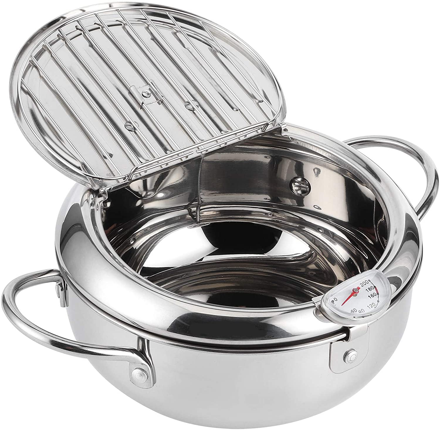 LYY-Japanese Fryer, Deep Fryer for the Home with Basket, Fry Daddy Deep ...