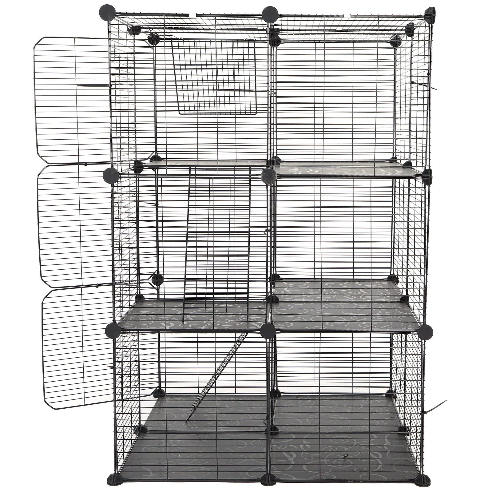 LYYHTY metal cat cage fence suitable for indoor use with three layers ...
