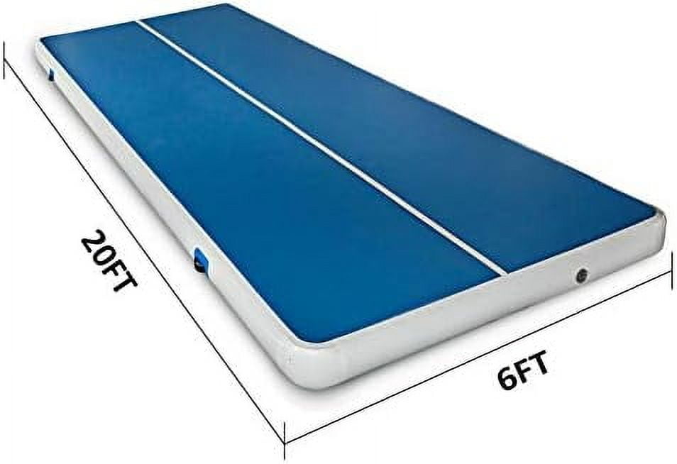 LYYNTTK 20x6ft Inflatable Air Gymnastics Tumbling Mat ，Gymnastics ...