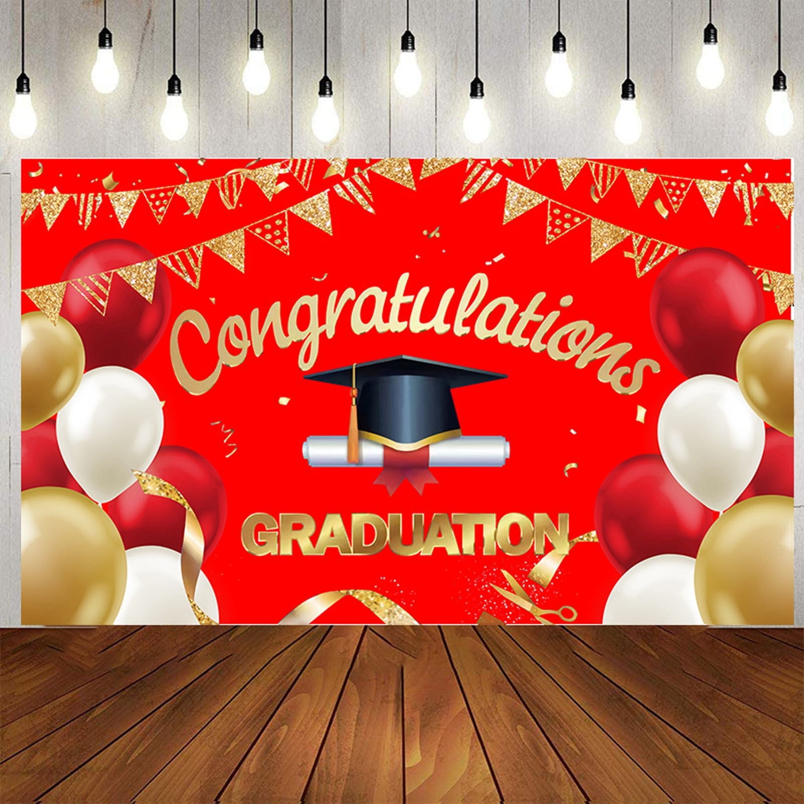 LZ287UM Graduation Decoration 2025 Party Background Wall Waterproof ...
