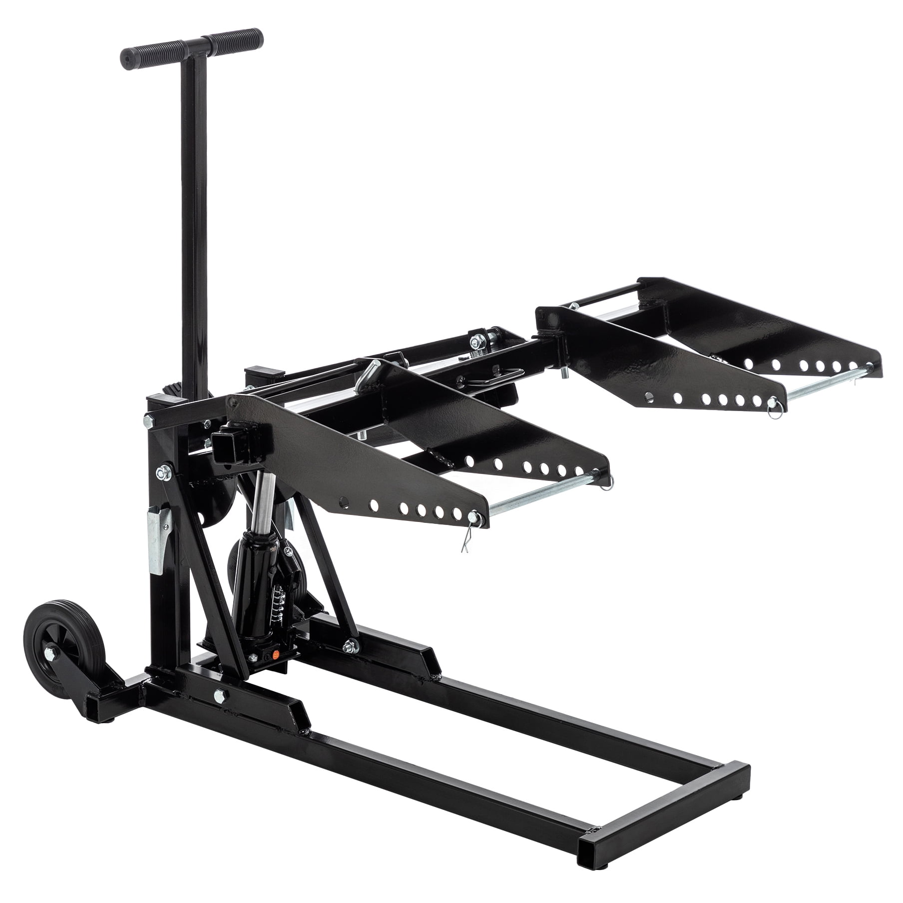 LZBEITEM Heavy-Duty Adjustable Riding Lift Jack Hydraulic Lawn Mower ...