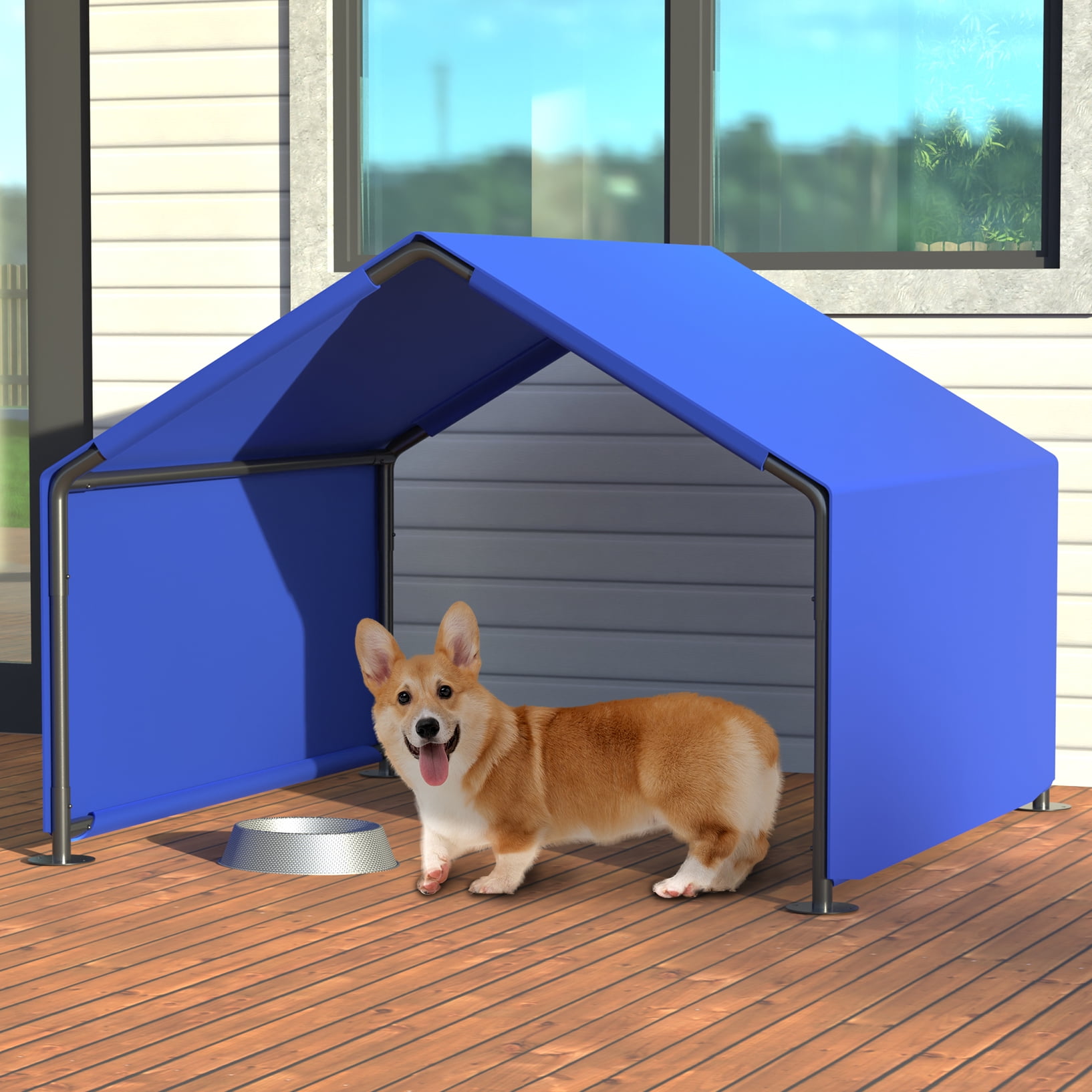 LZBEITEM Outdoor Pet Shade Tent Dog Shades Shelter for Large Medium ...