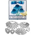 LZBRDY Daisy Flower Metal Cutting Dies Alinacrafts Scrapbooking Card ...
