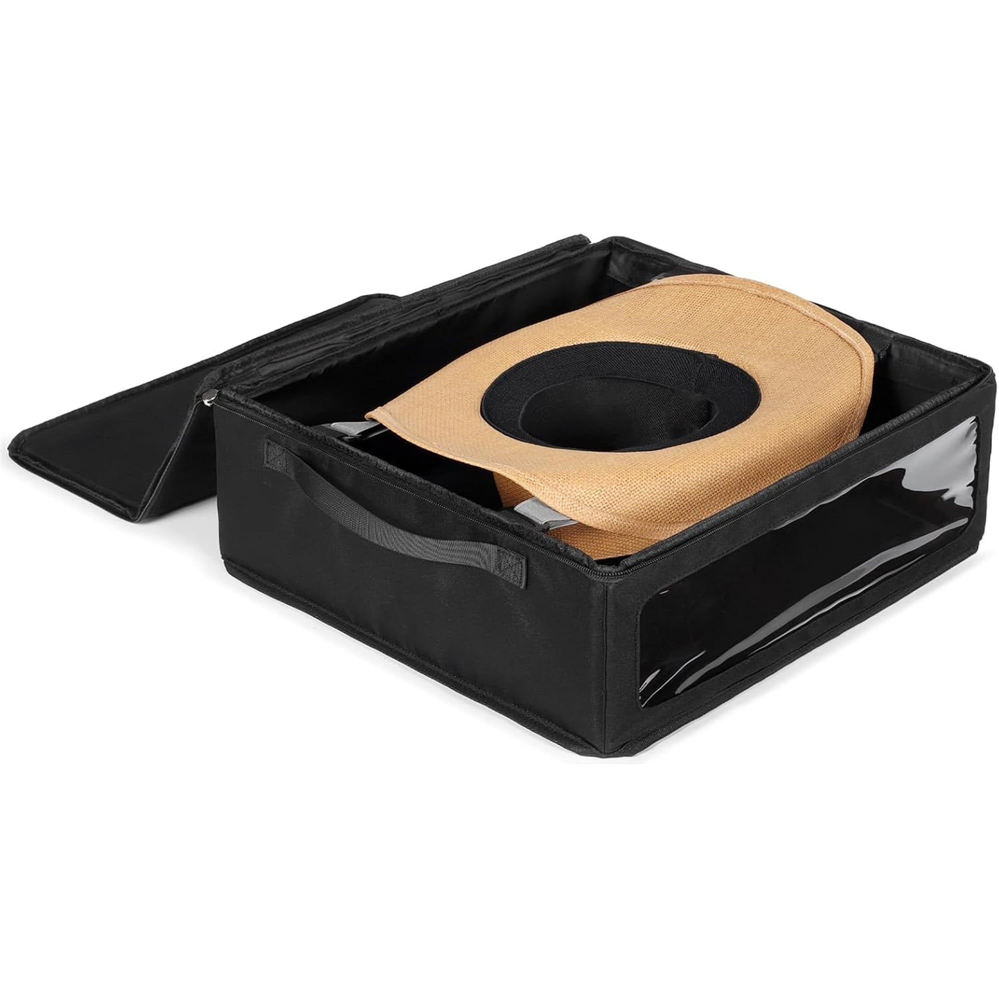 LZCKDPX Cowboy Hat Box, Hard Top Hat Storage Case for Cowboy Hats ...