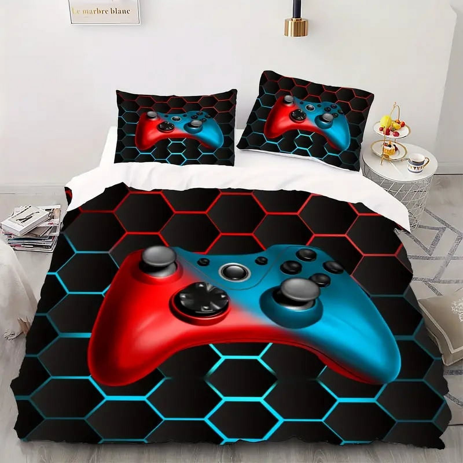 LZHDF Game Pad Bedding Set Gamer Twin/Full Bed Duvet Cover Pillow Case ...