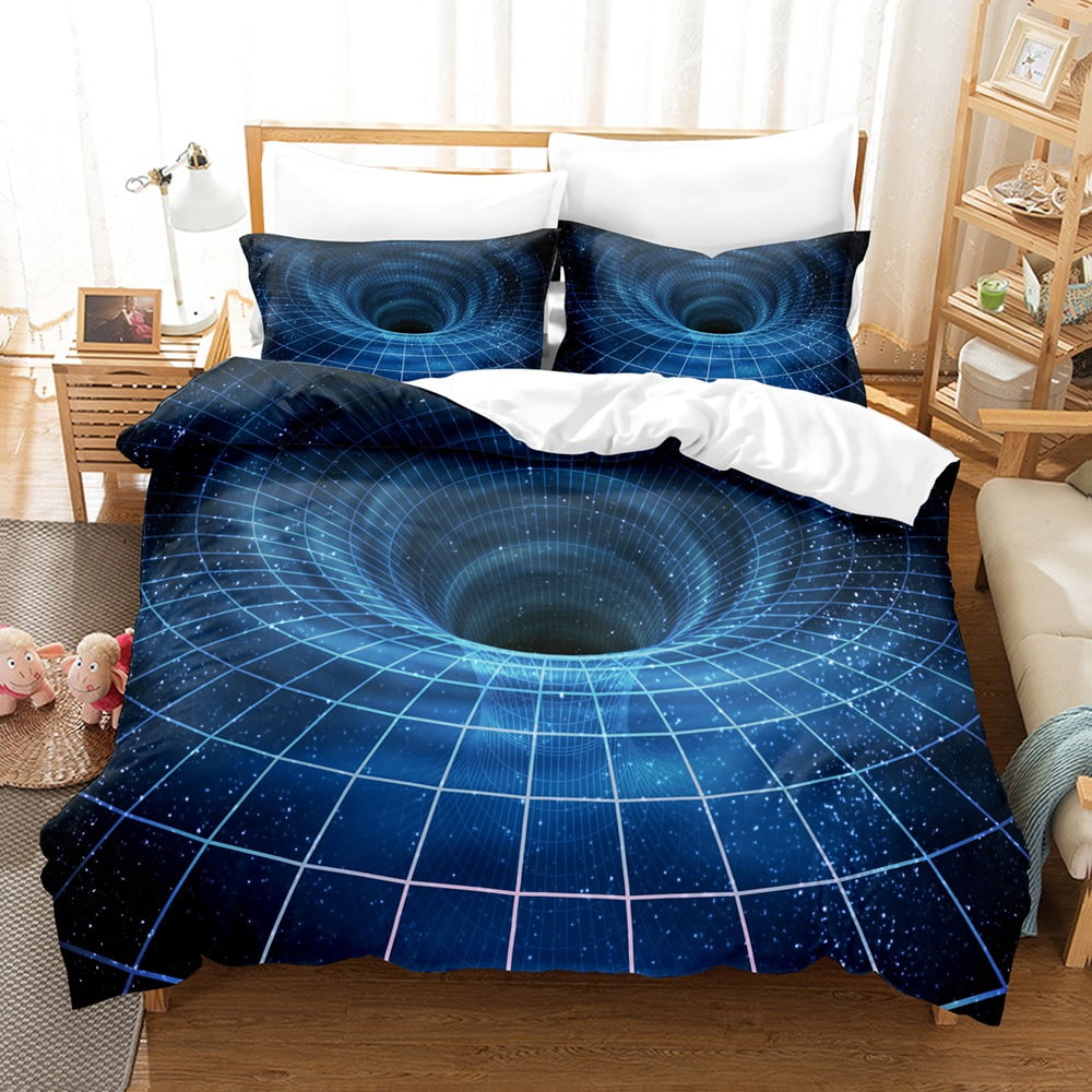 LZHDF Technology Abyss Pattern Bedding Set with Ray Pattern Down Duvet ...