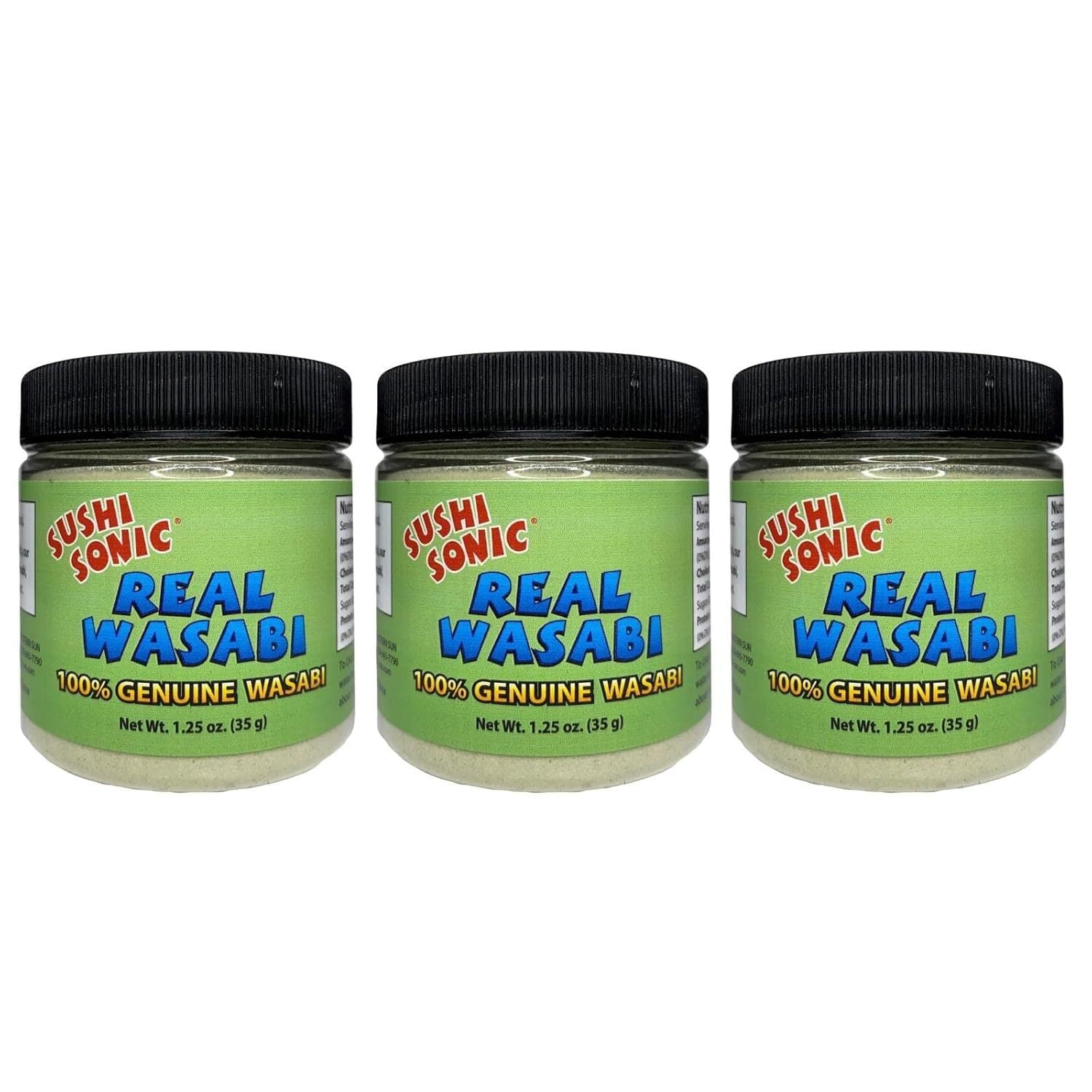 LZHF 100% Real Wasabi Powder, No Fillers, Vegan, Non-GMO, Use Authentic ...
