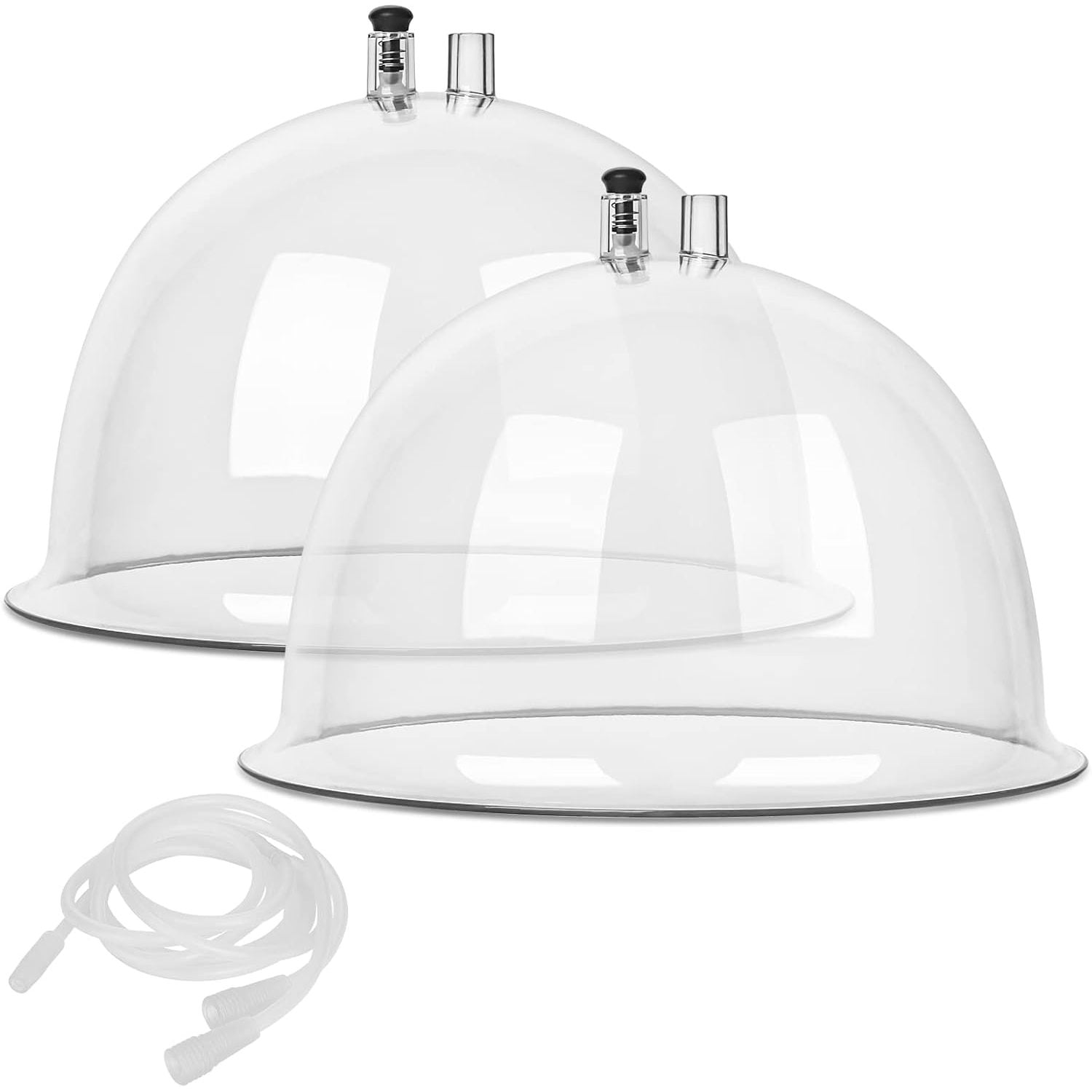 LZHF 210mL Vacuum Therapy Cups for Lifting Extra-Large Vacuum Cupping Machine Accessories XXL ...