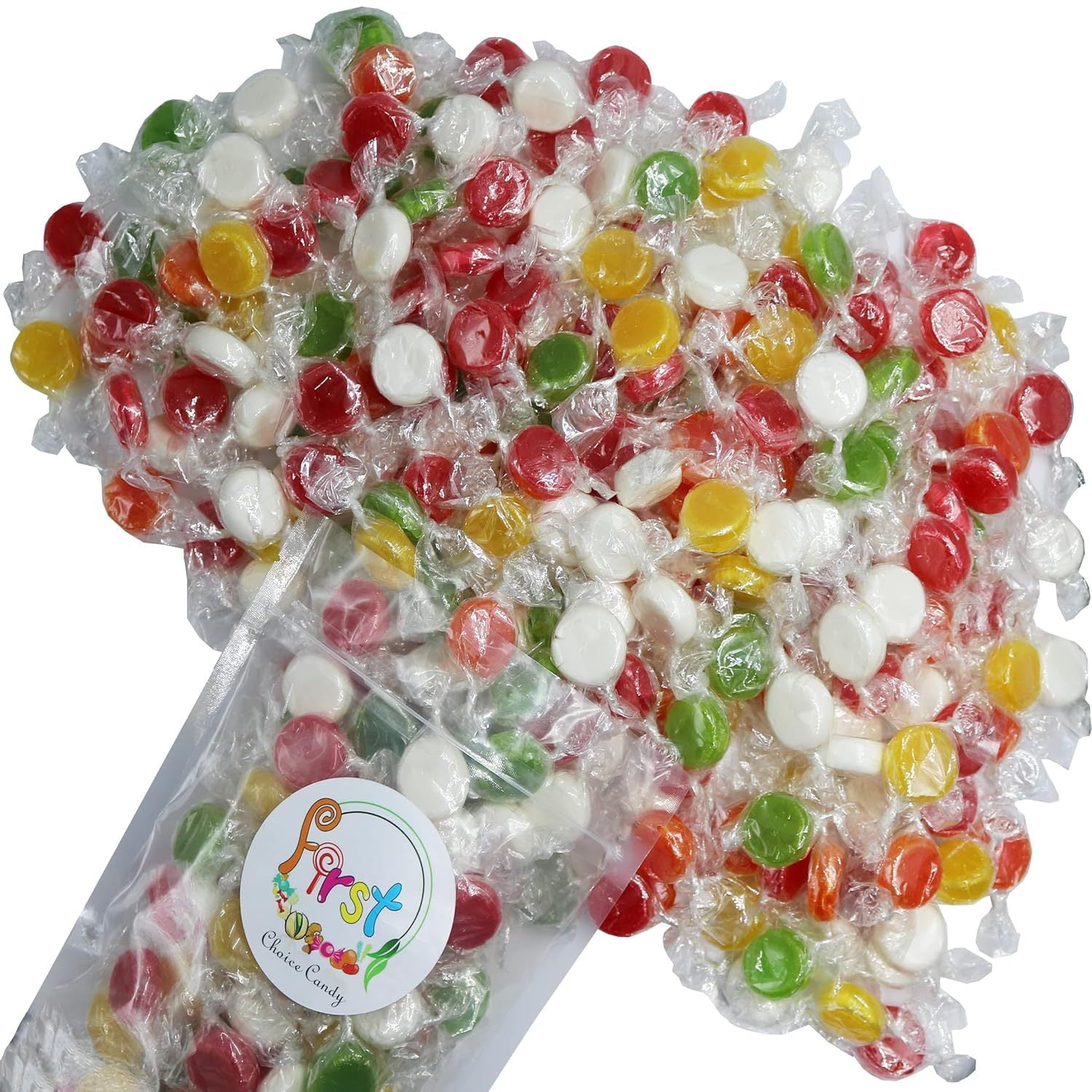 LZHF Assorted Fruit Individually Wrapped Hard Candy (Tropical Fruit ...