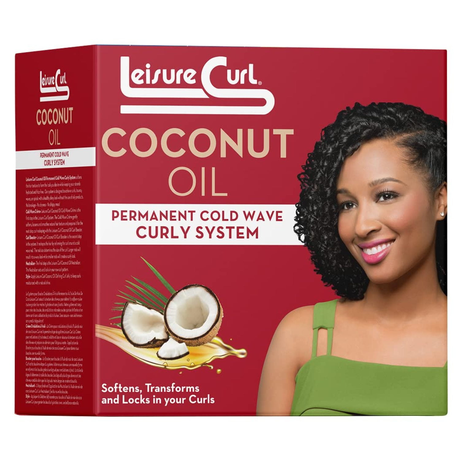 LZHF Coconut Oil Permanent Cold Wave Curly System Kit - 1 Application ...