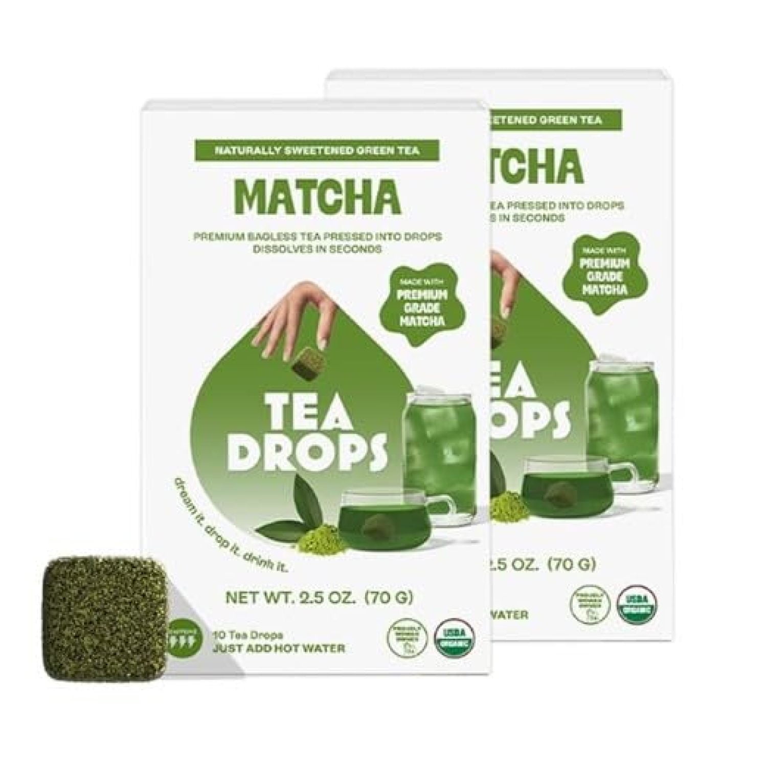 LZHF Lightly Sweetened Organic Tea Bulk Box | Matcha Green Tea | Iced ...
