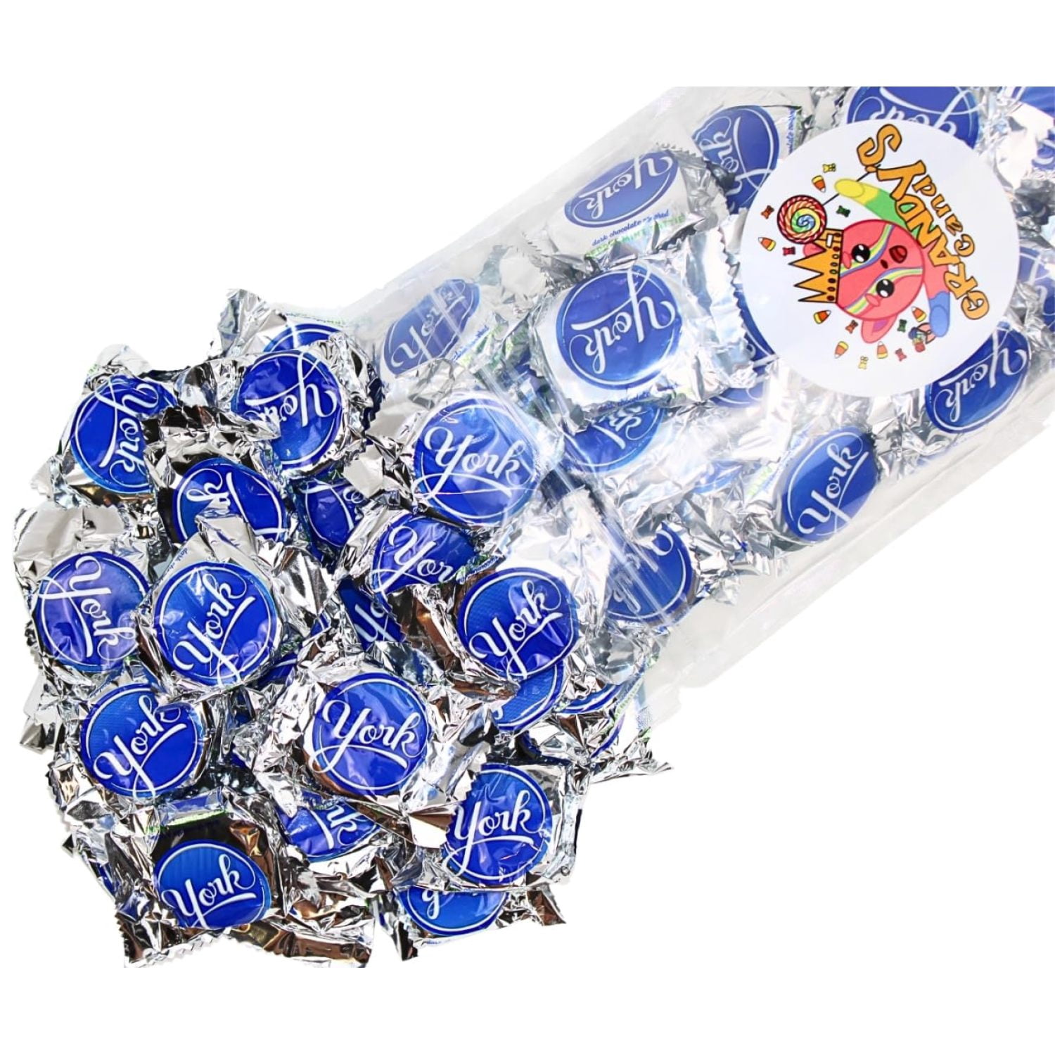 LZHF Mini York Peppermint Patties- Bulk Candy- Super Saver ...