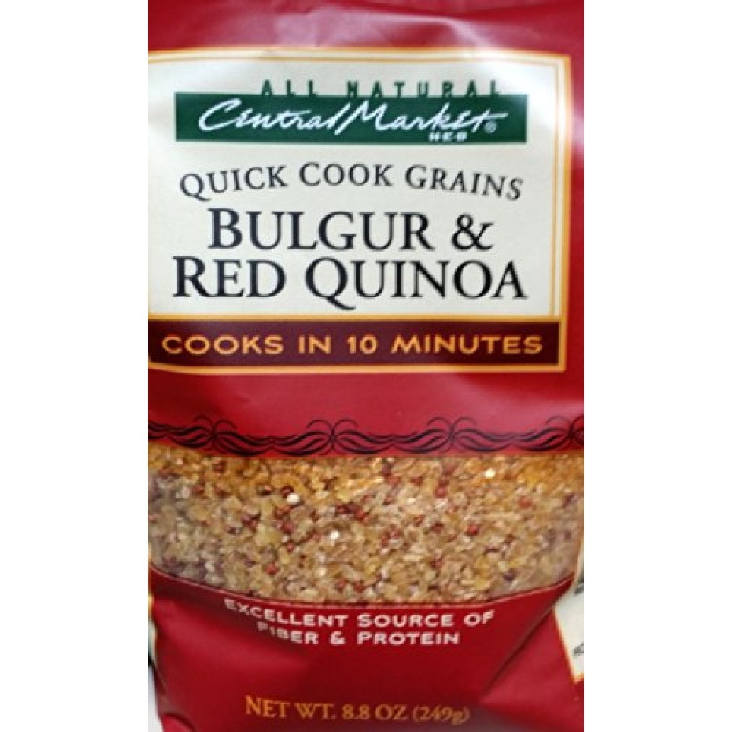LZHF Quick Cook Grains 8.8 Oz (Pack of 4) (Bulgur & Red Quinoa ...