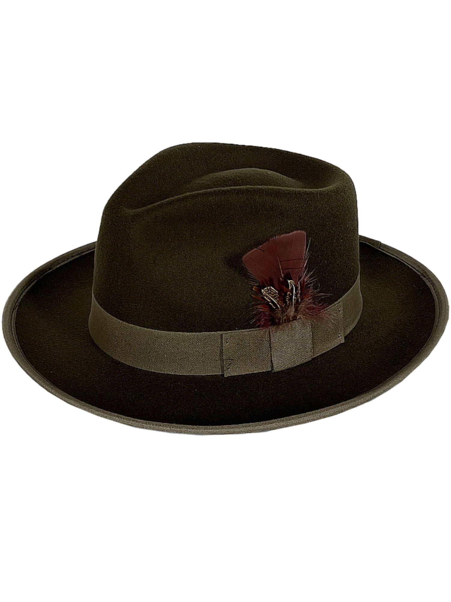 LZLER Classic Fedora Hats for Men Women Panama Felt Hat Festivals ...