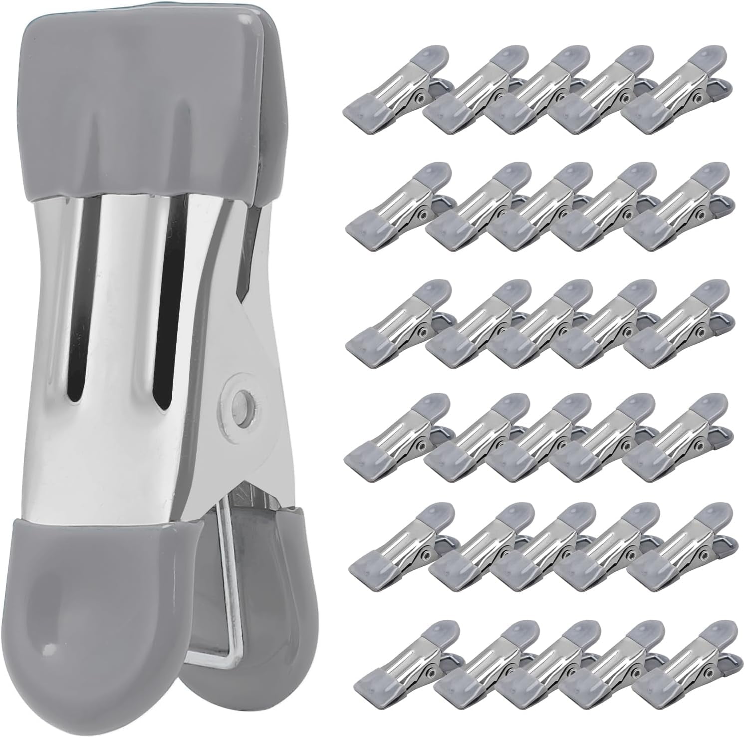 LZLINGMEI 30Pcs Clothes Pins Heavy Duty, 2.17 Inch Stainless Steel with ...