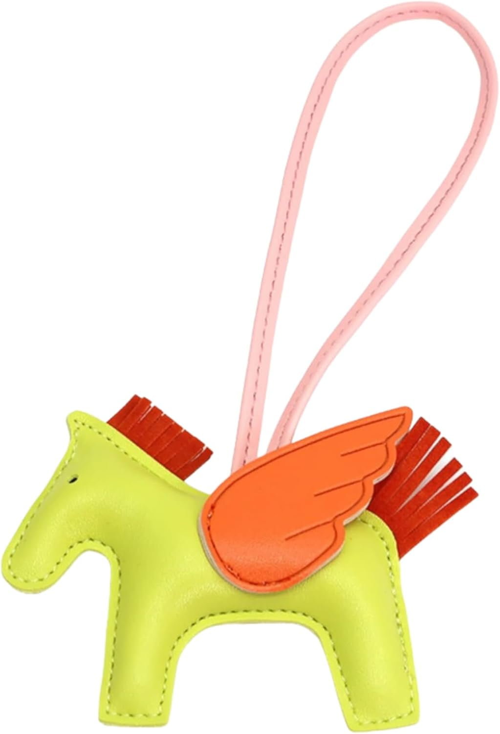 LZLINGMEI Cute Keychains for Women Vegan Leather Bag Charms Purse ...