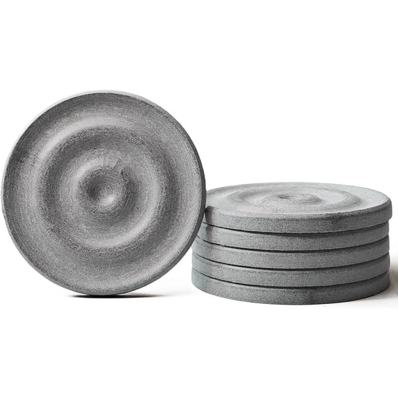 Instant Dry Water Absorbent Diatomite Coasters Set of 3, Natural ...