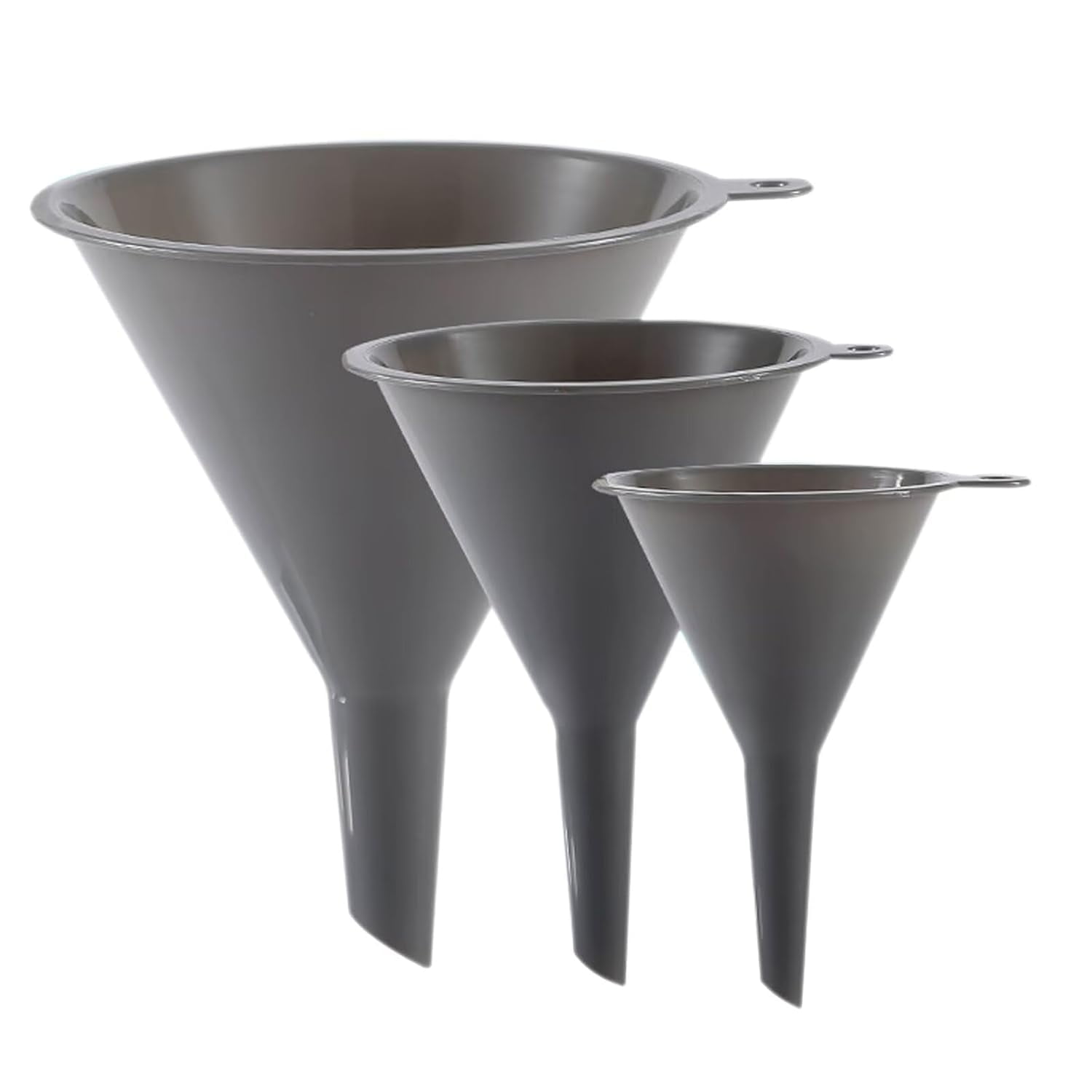 LZLINGMEI Plastic Kitchen Funnel Set of 3, Round Kitchen Funnels for ...