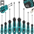 LZLINGMEI Screwdriver Set,Heavy Duty Chrome Vanadium Steel Made ...