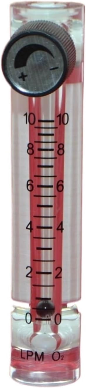 LZQ-4 1-10LPM Plastic air flowmeter with Control Valve for Oxygen ...
