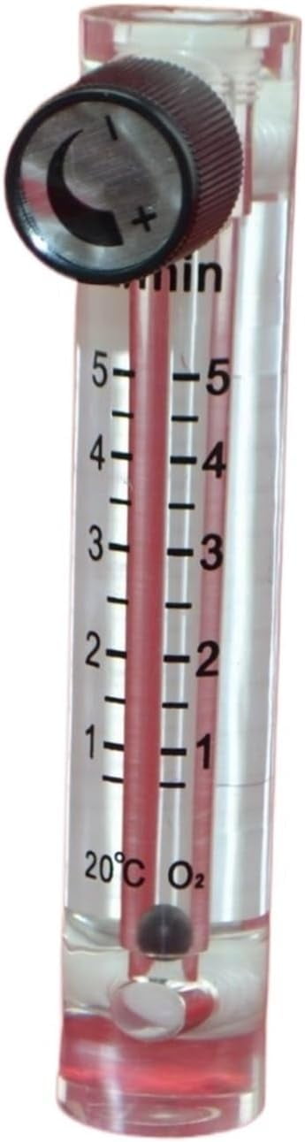 LZQ-4 1-5LPM Plastic air flowmeter with Control Valve for Oxygen ...