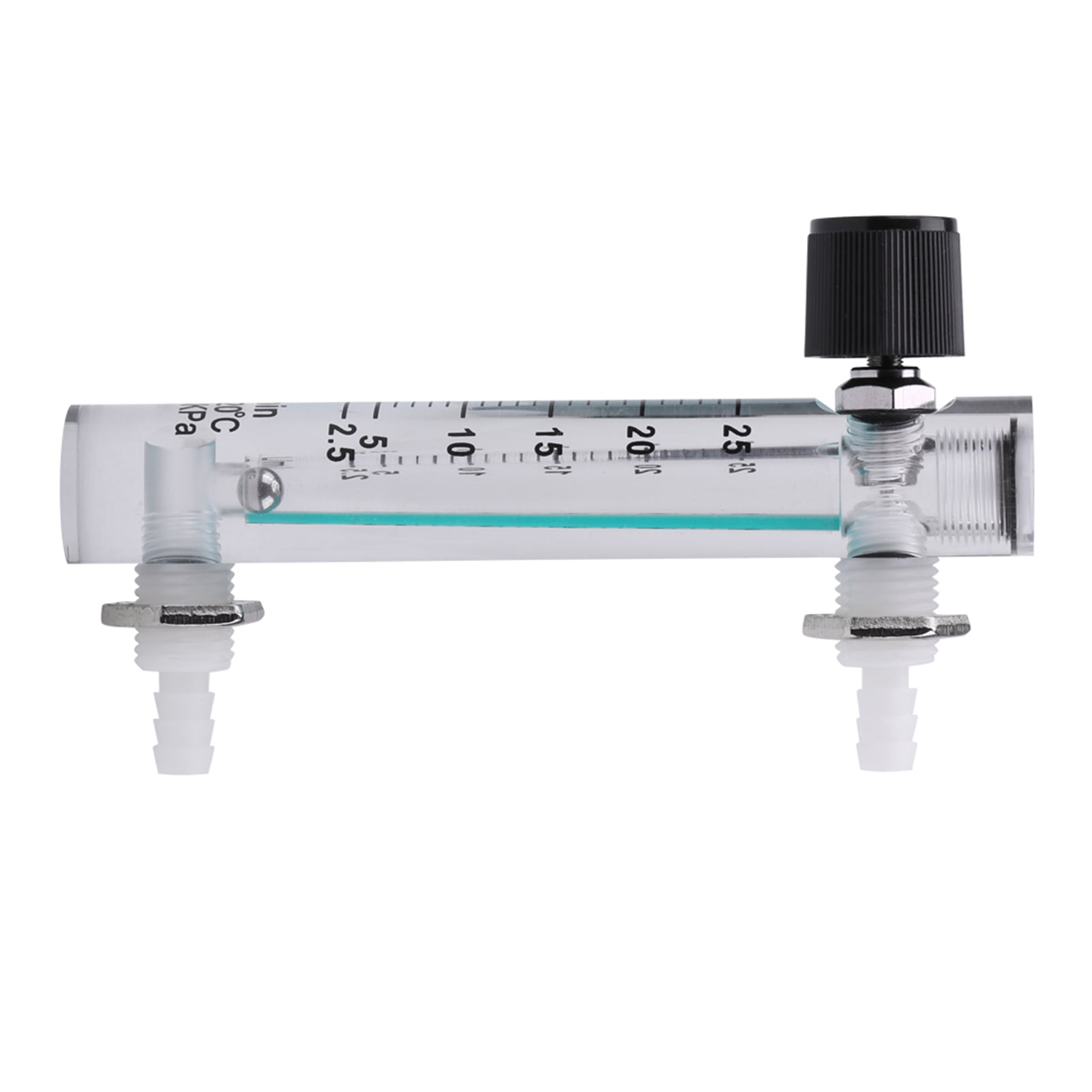 LZQ-5 Flowmeter 2.5-25LPM Flow Meter with Control Valve for Oxygen/Air ...