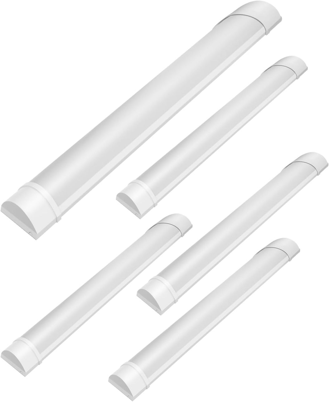LZQP 5Pcs 3ft LED Shop Light Fixture 30W LED Tube Light, 3600lm, 6500K ...