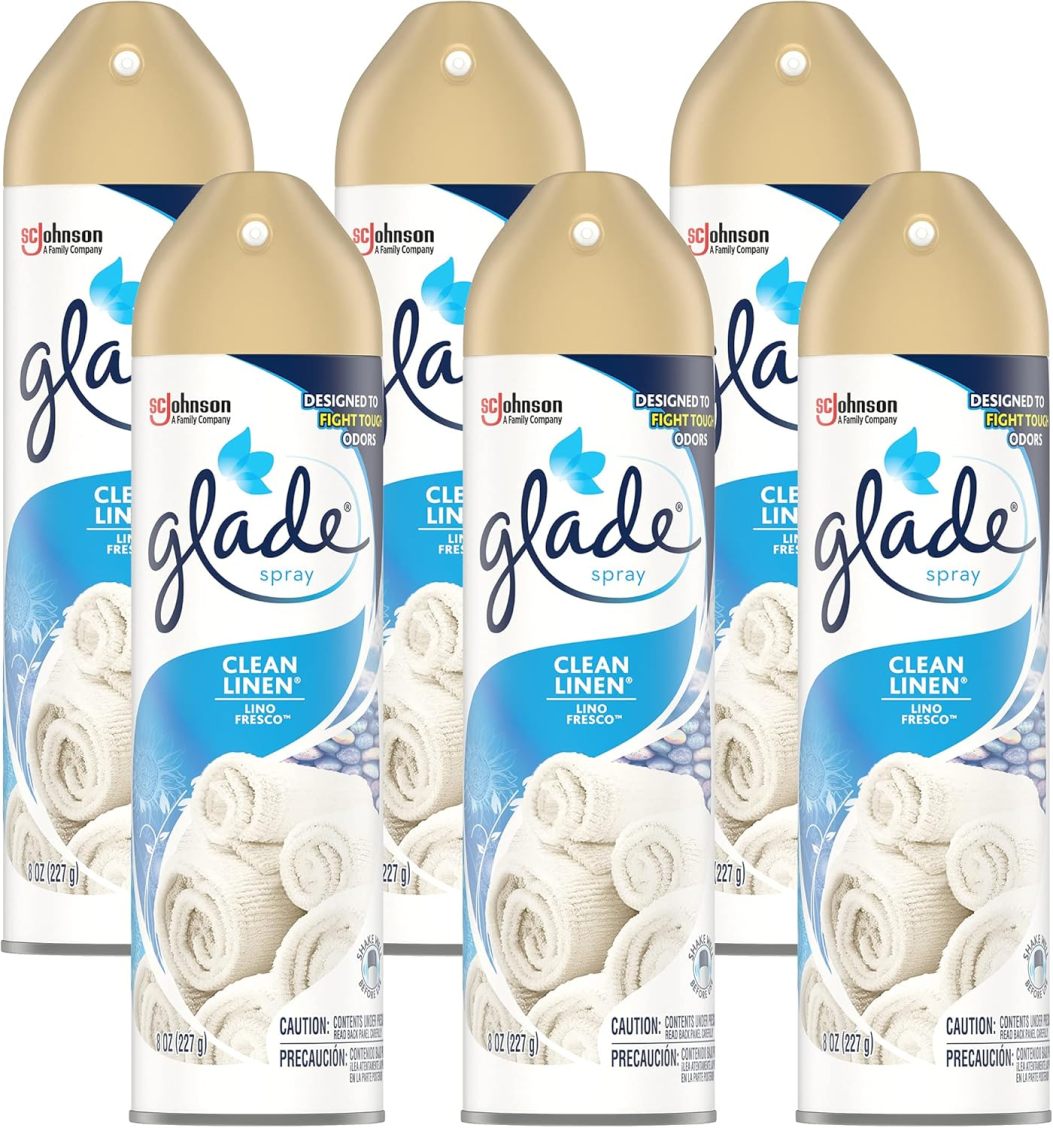 LZQP Aerosol Air Freshener Clean Linen, 8 OZ (Pack of 6) - Walmart.com