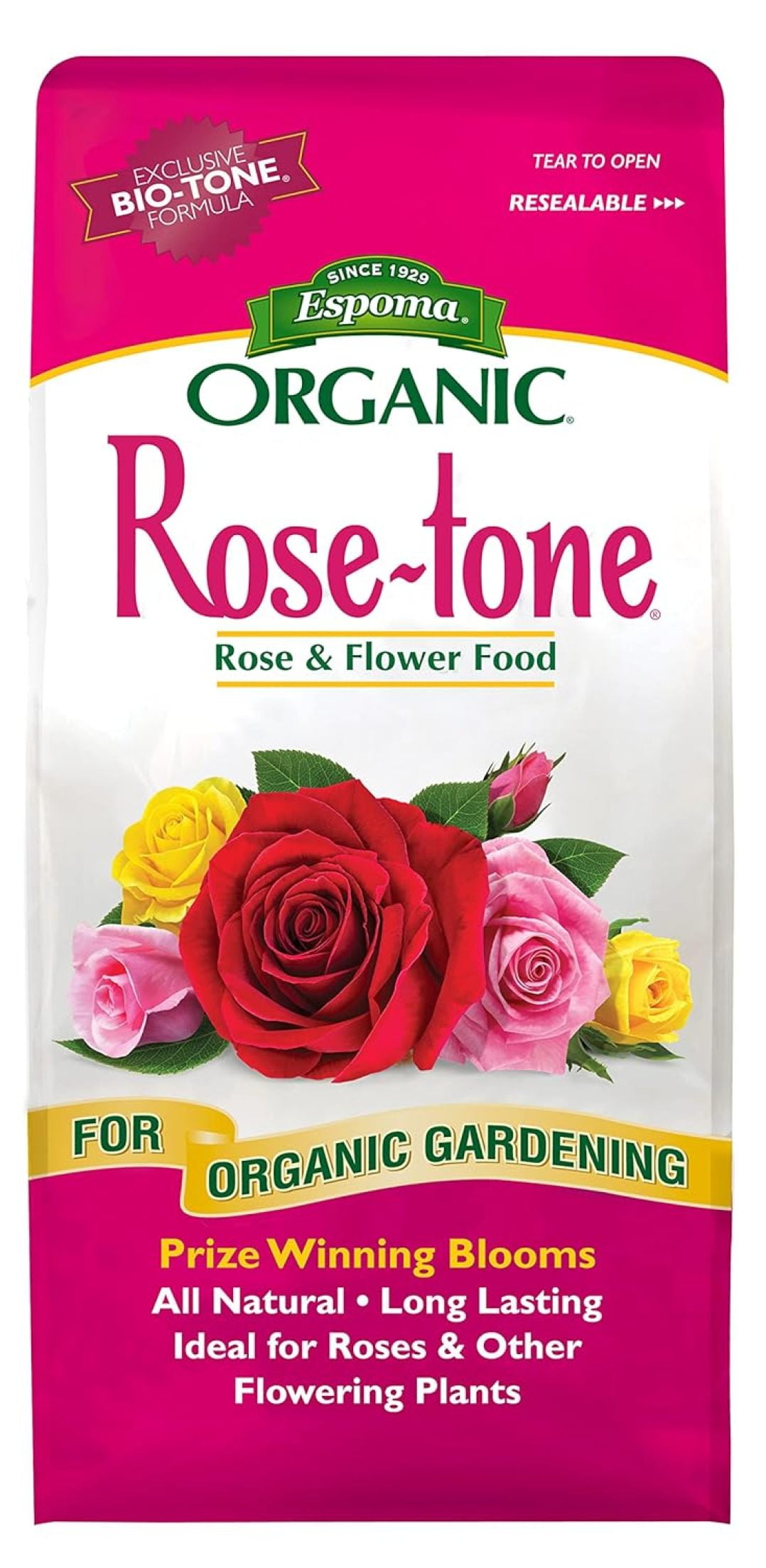 LZQP Organic Rose-Tone 4-3-2 Organic Fertilizer for All Types of Roses ...